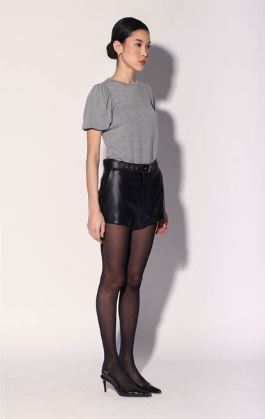 Shelly Top, Light Heather Grey