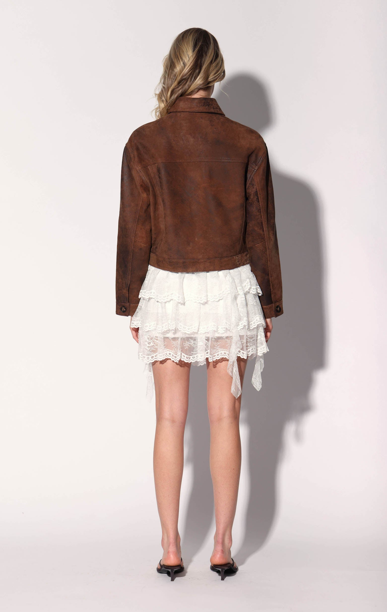 Larissa Jacket, Buffed Cognac - Leather