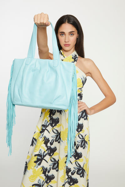 Medium Yolanda Bag, Cerulean